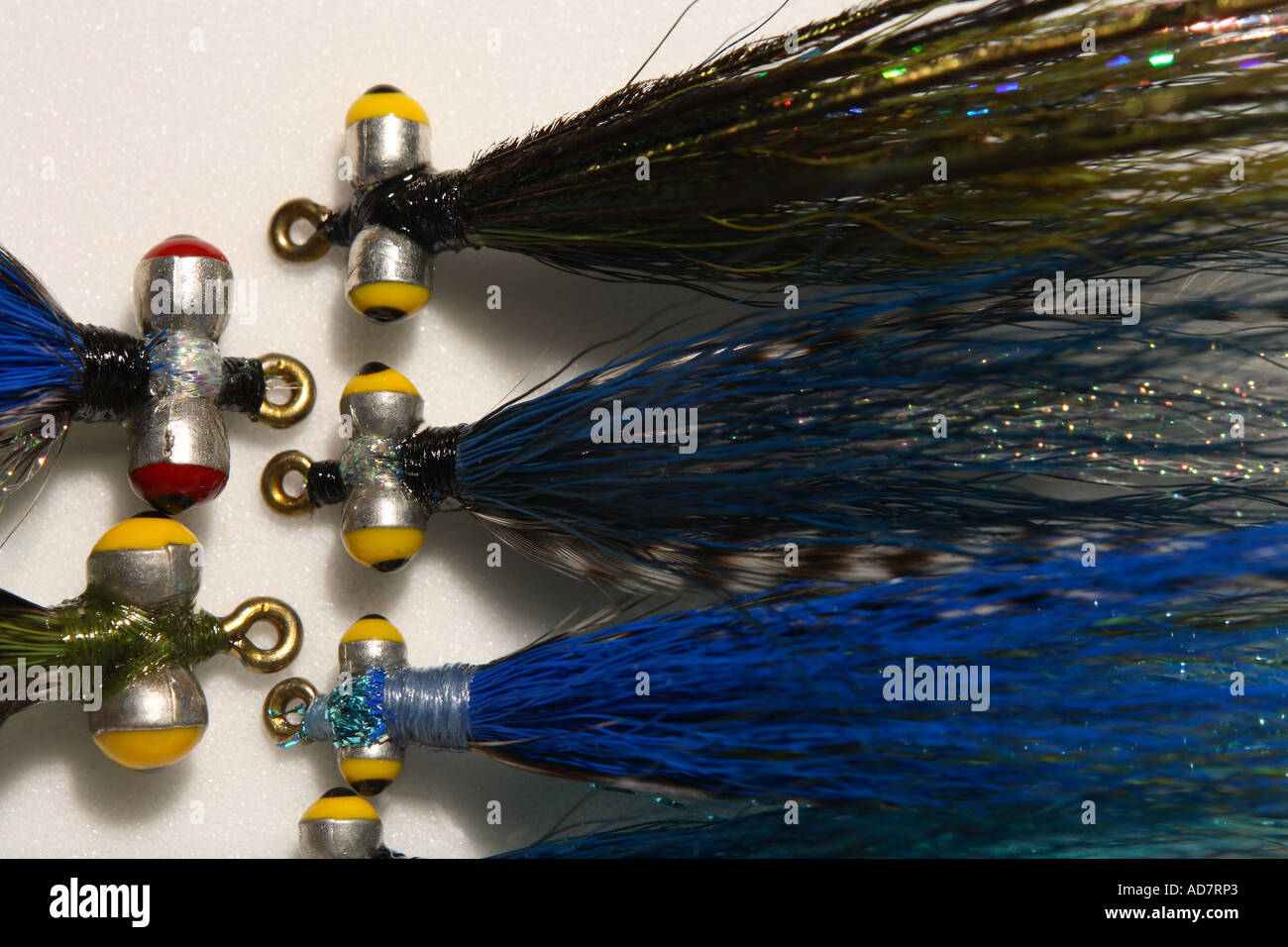 Flyfishing baitfish fly patterns Stock Photo - Alamy