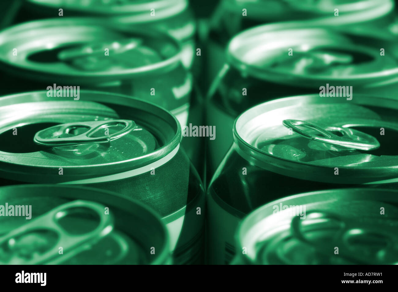 Recycling concept image with beer cans Stock Photo - Alamy