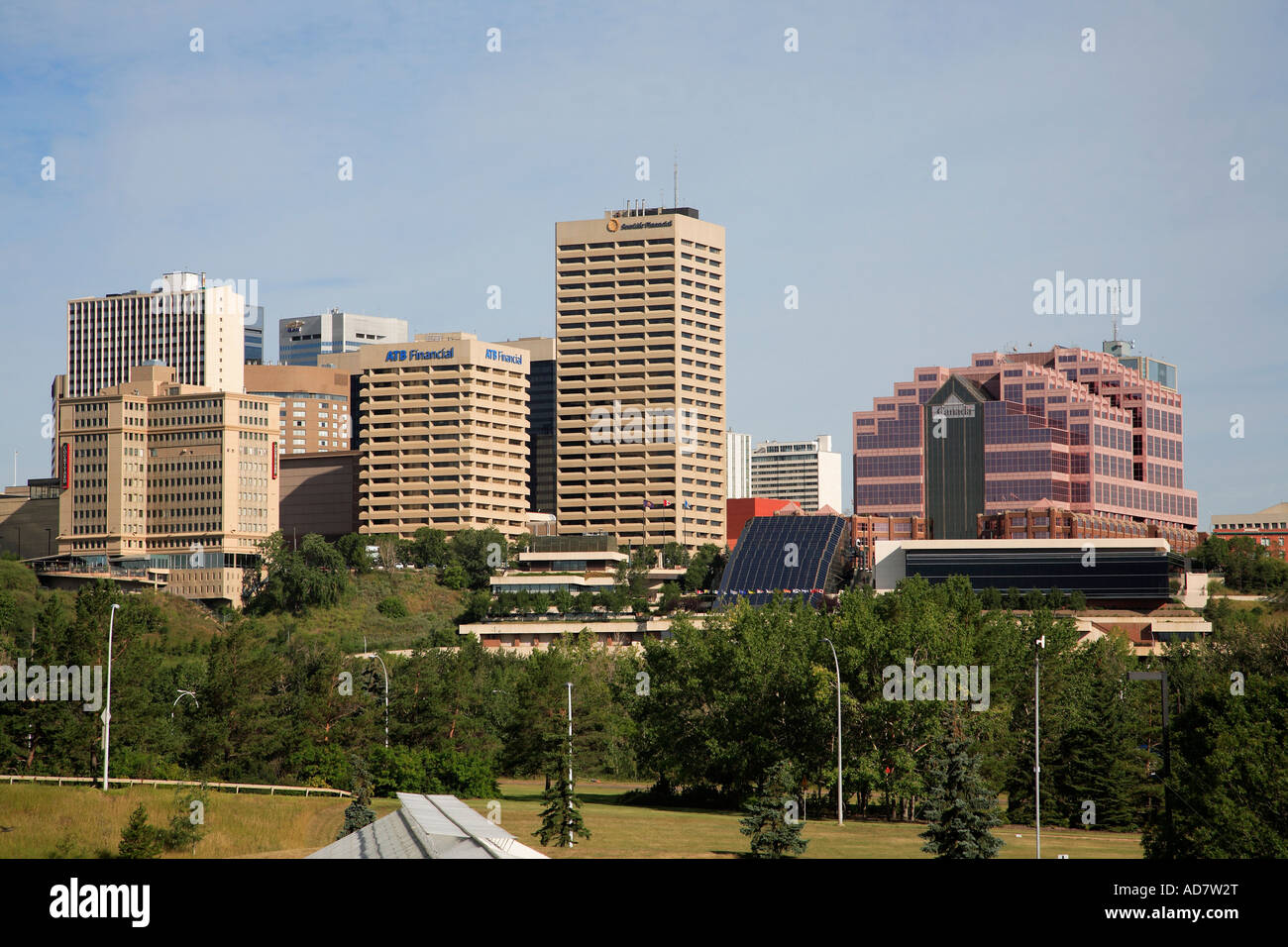 Canada Alberta Edmonton downtown skyline Stock Photo - Alamy