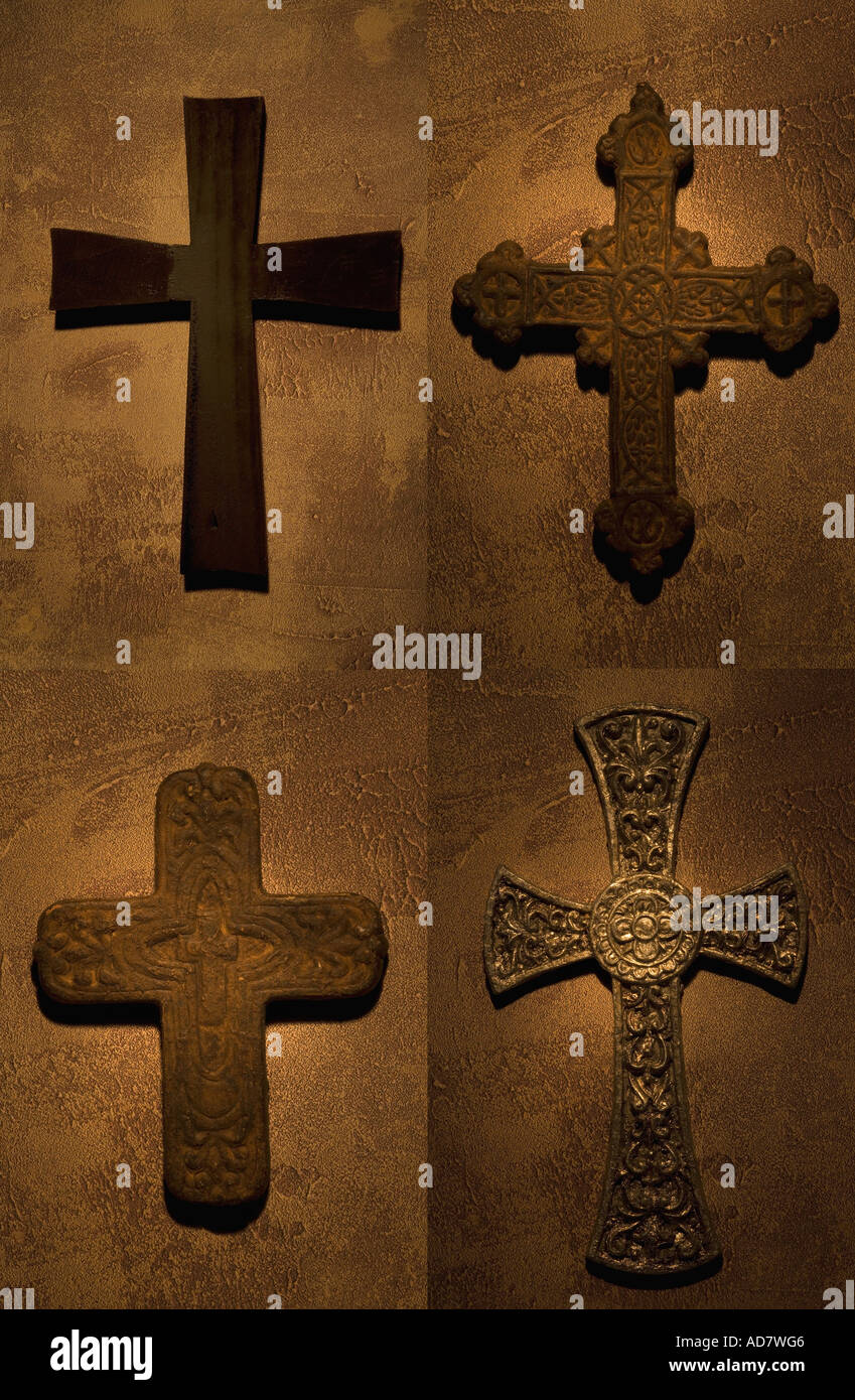 Four crosses hi-res stock photography and images - Alamy
