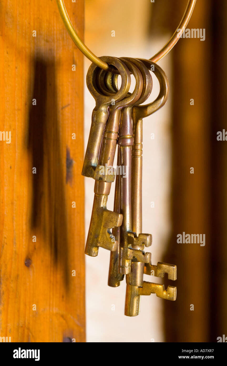 Old fashioned keys Stock Photo - Alamy