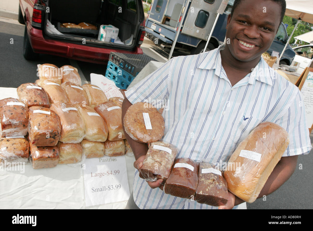 Virginia Loudoun County,Purcellville,farmers market,Black man men male ...
