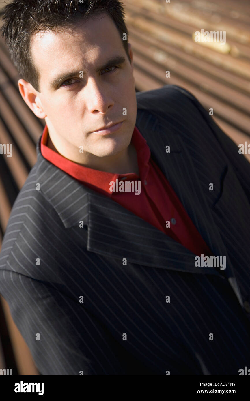 Portrait of a man s face Stock Photo - Alamy