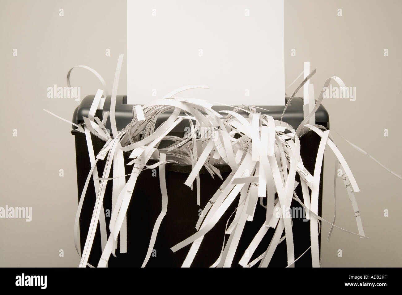 Paper shredder full hi-res stock photography and images - Alamy