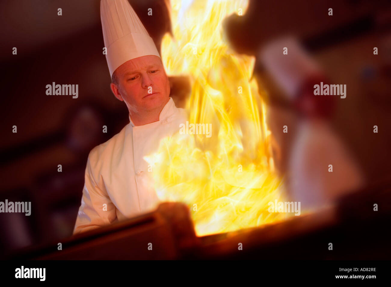 Hat chef fire hi-res stock photography and images - Alamy