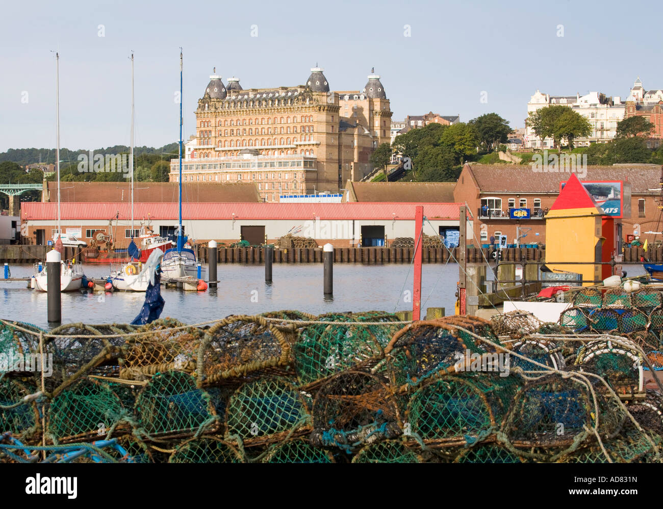 Harbour scenes at Scarborough Yorkshire coast Stock Photo - Alamy