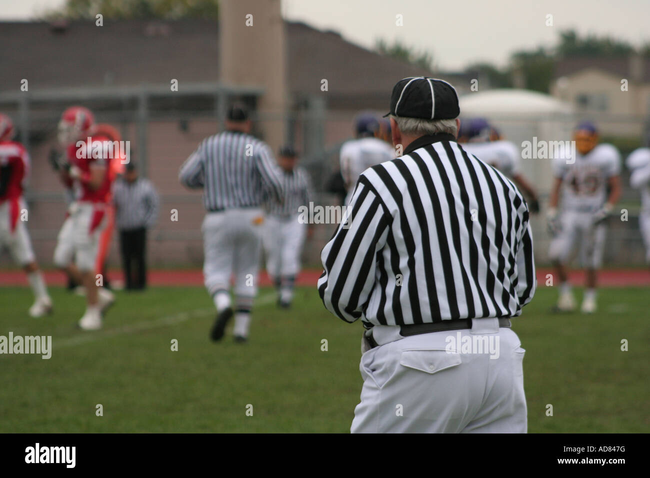 High school football referee Stock Photo - Alamy