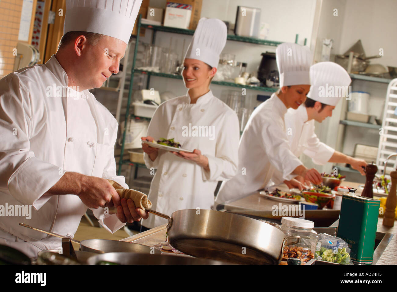 Professional kitchens hi-res stock photography and images - Alamy
