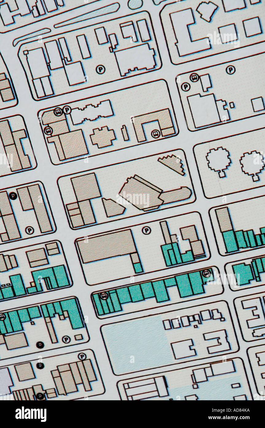Closeup of a map Stock Photo - Alamy