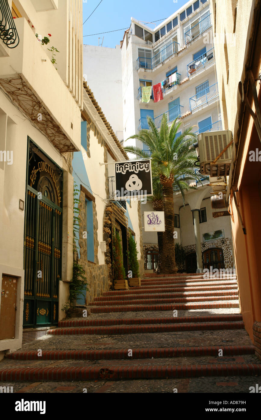 British cafe benidorm spain hi-res stock photography and images - Alamy