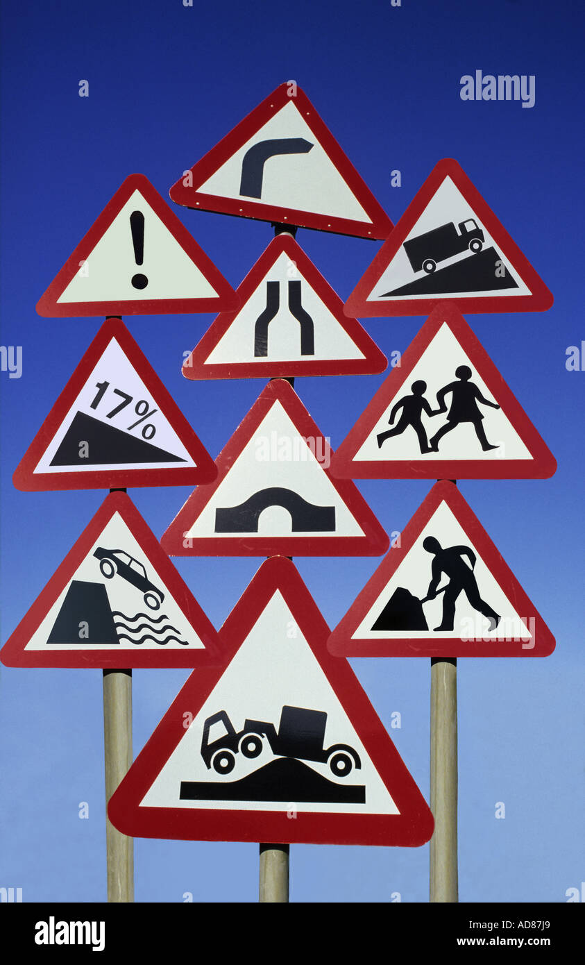 Confusing Road Signs High Resolution Stock Photography and Images - Alamy