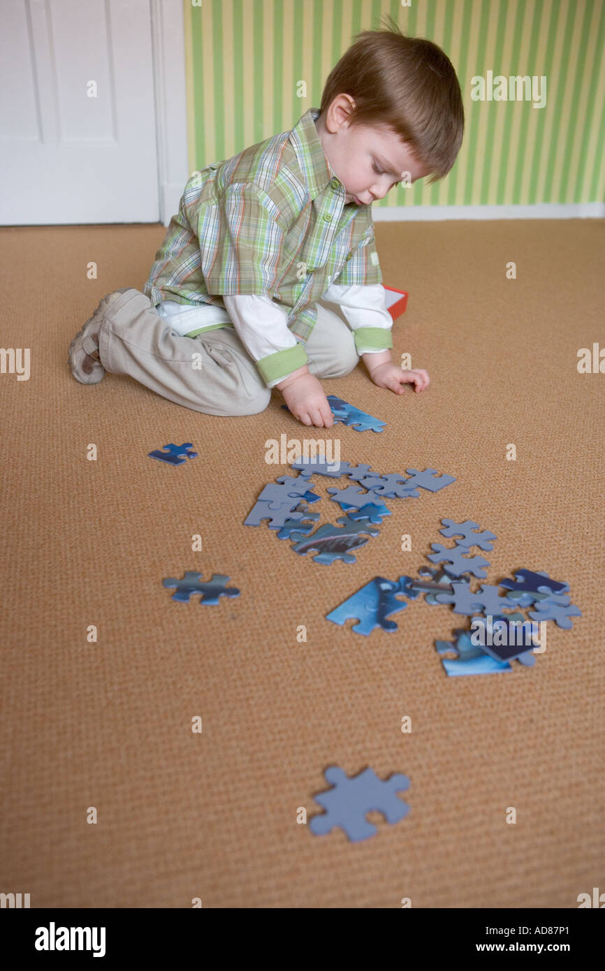 Boy puzzle difficult hi-res stock photography and images - Alamy