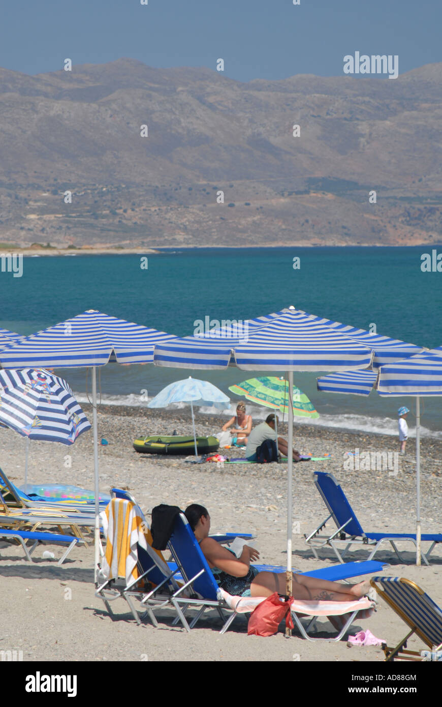 Maleme beach crete hi-res stock photography and images - Alamy