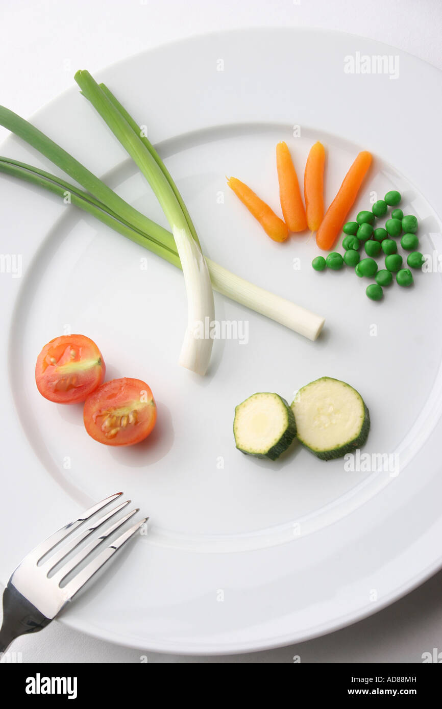 plate of vegetables Stock Photo - Alamy
