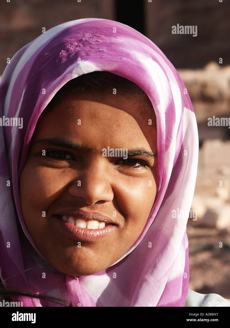 Jordan Girl in Petra, Jordan Stock Photo - Alamy