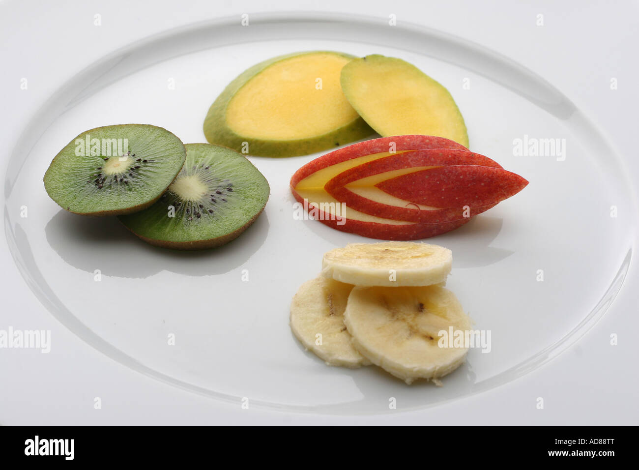 plate of fruits Stock Photo - Alamy