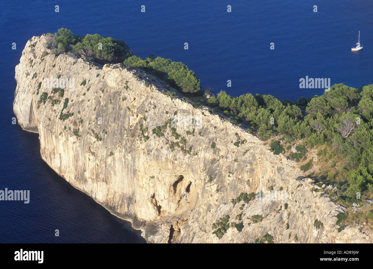 Coastline Mirador Formentor at peninsula Cap de Formentor Majorca ...