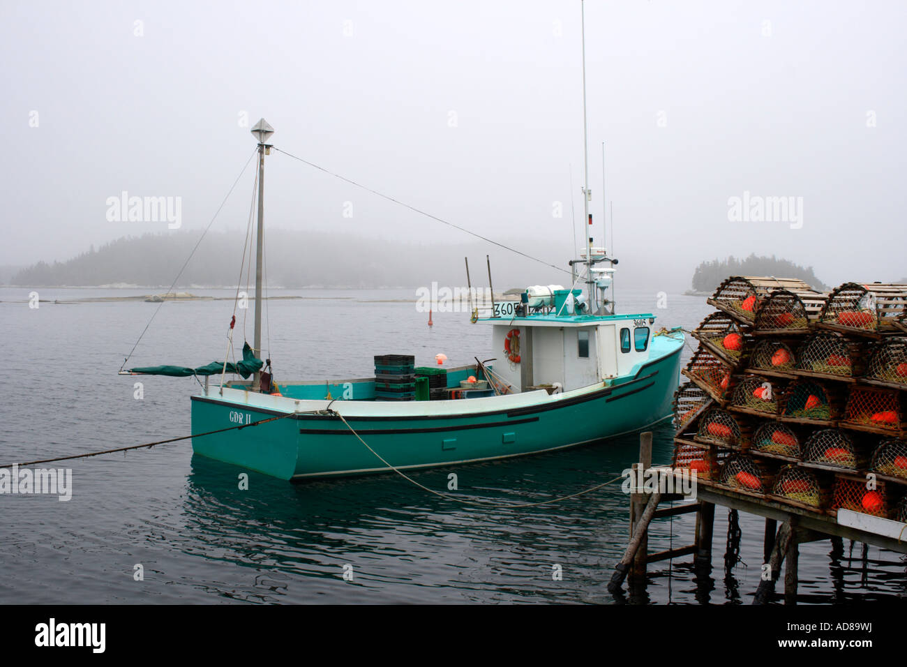 Lobster Traps in Indian Harbour, Lighthouse Route, Nova Scotia, Canada ...