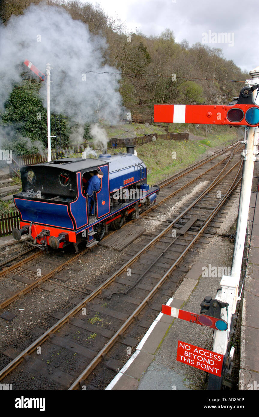 steam tank engine princess lakeside and haverthwaite railway cumbria ...
