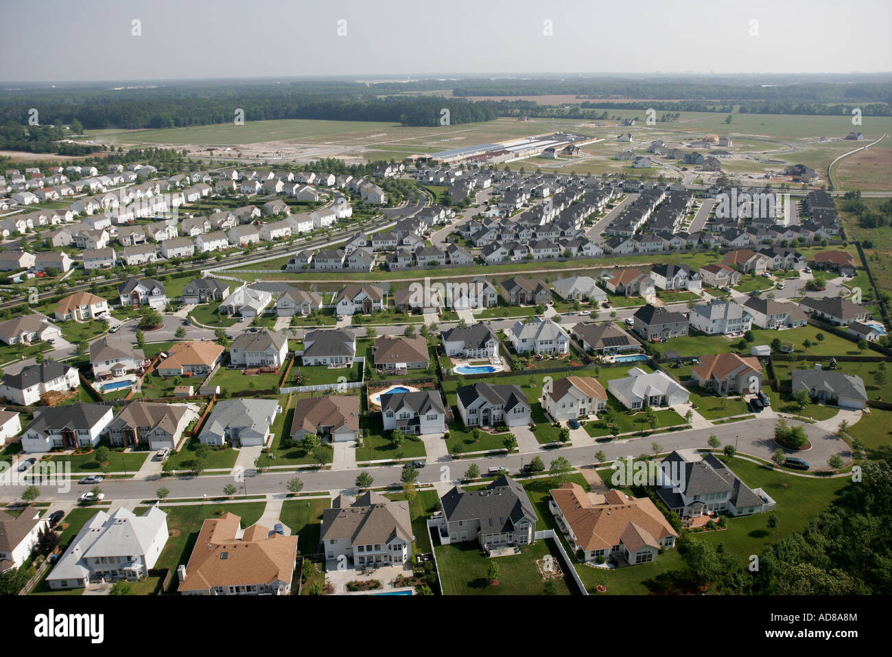 Virginia virginia beach aerial overhead above view hi-res stock ...