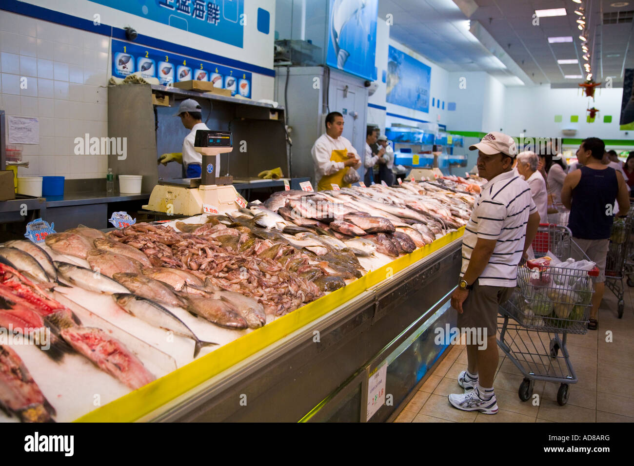 Chinese Supermarket in America Stock Photo - Alamy