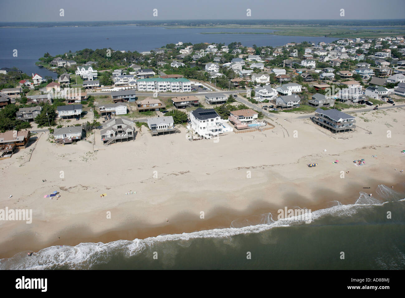Virginia beach oceanfront aerial hi-res stock photography and images ...