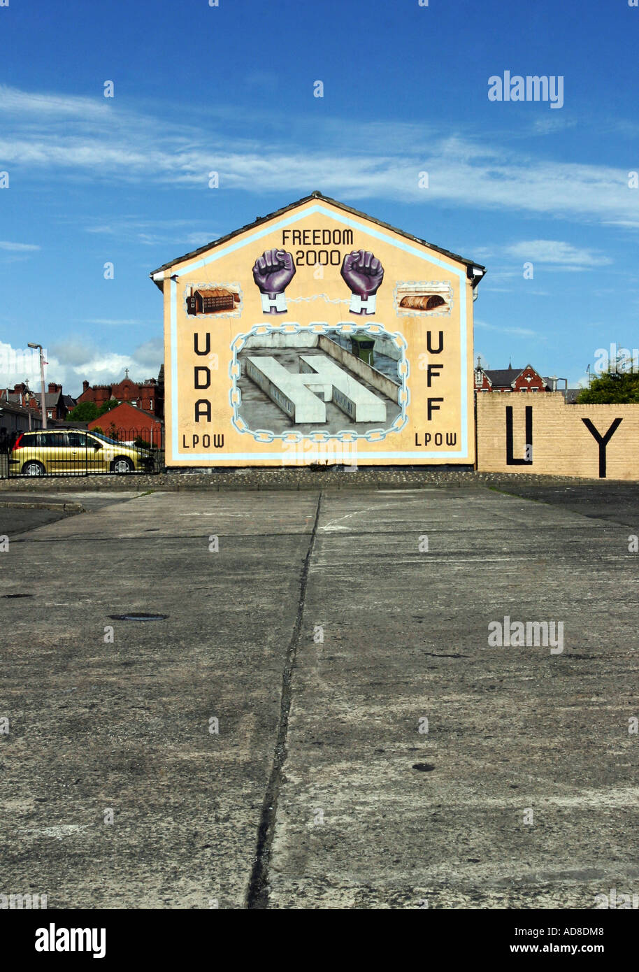 Shankhill Estate murals Shankhill Road Stock Photo - Alamy