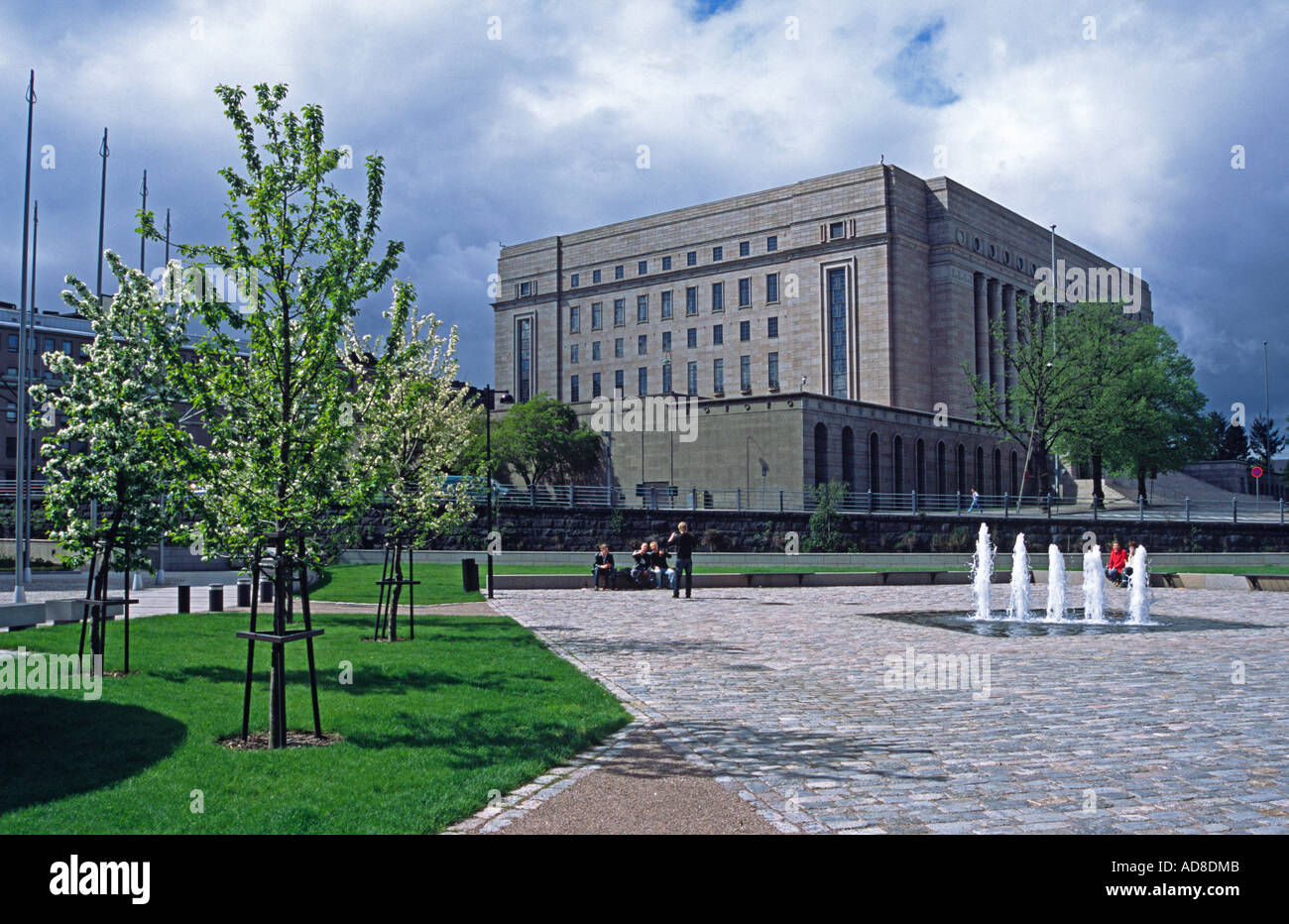 Helsinki Parliament Building built 1931 to a design by J. S. Siren ...