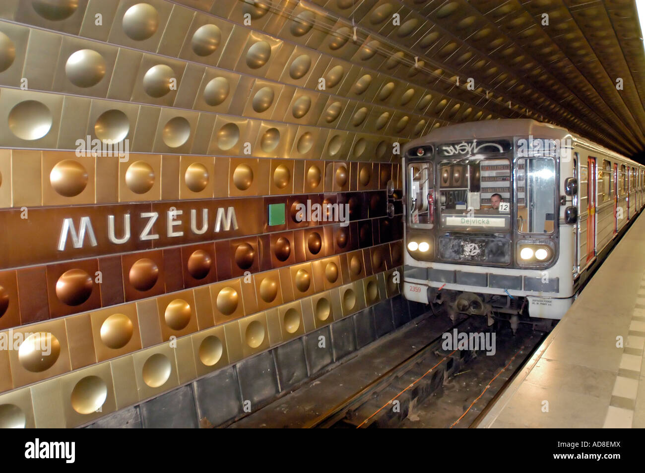 Metro Prague Czech Republic Stock Photo - Alamy