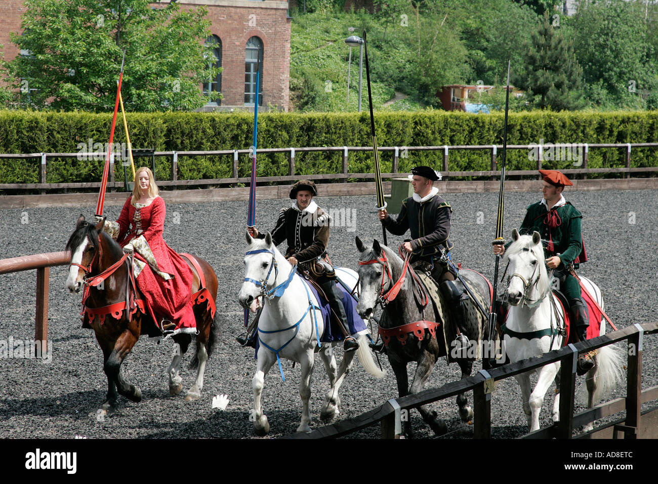 Medieval knight helmet trooper action cavalryman horseman rider ...