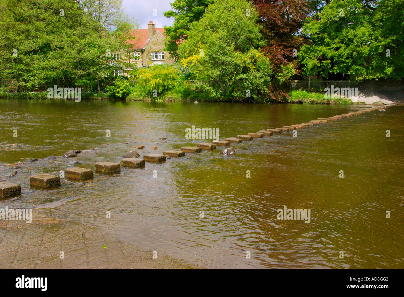 Stanhope ford stepping stones hi-res stock photography and images - Alamy