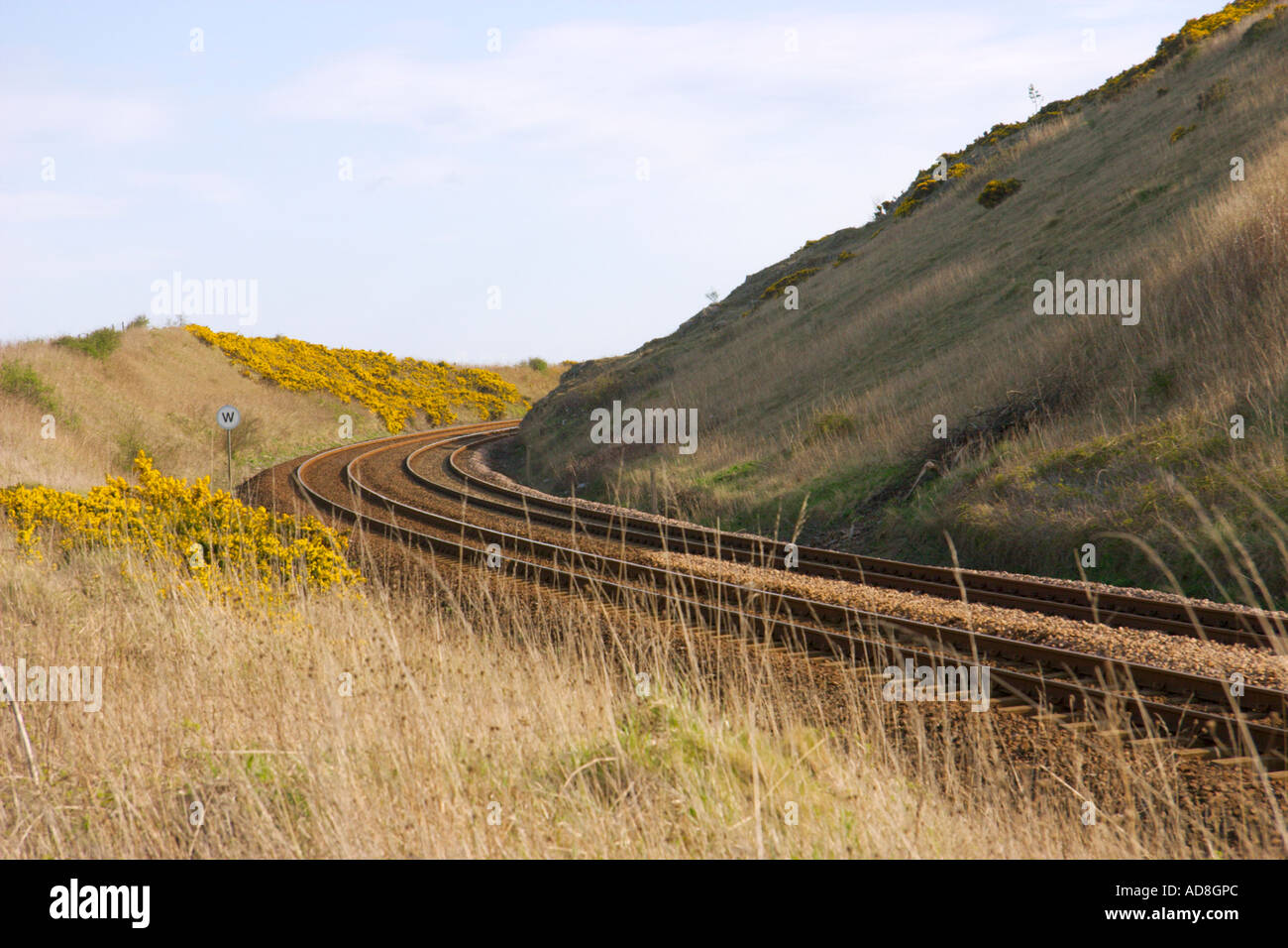 Uk rail track countryside hi-res stock photography and images - Alamy