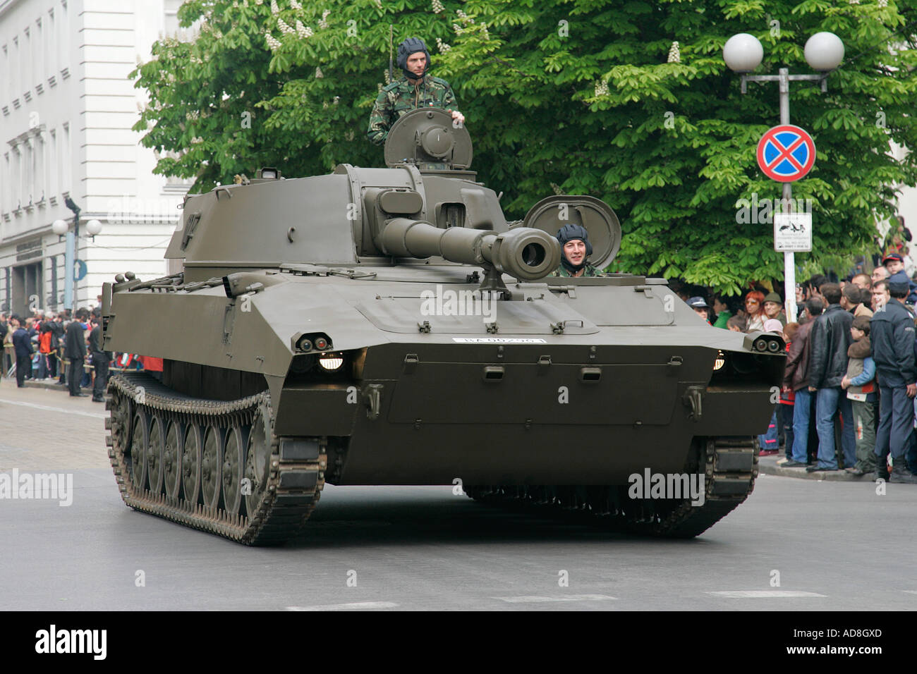 soldier by the tank truck war conflict weapon machine gun parade ...