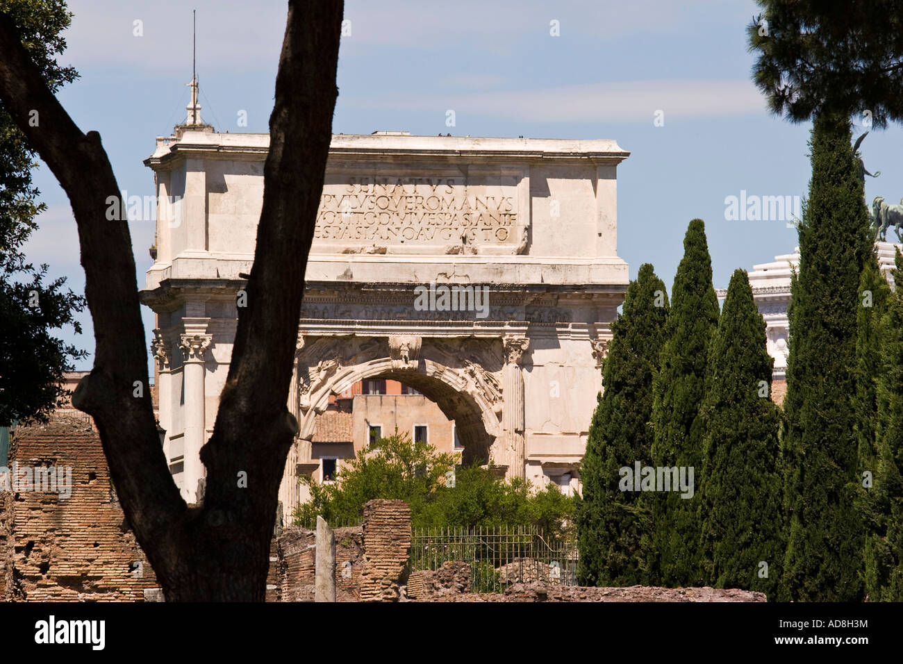Arch of Titus Rome Italy Stock Photo - Alamy