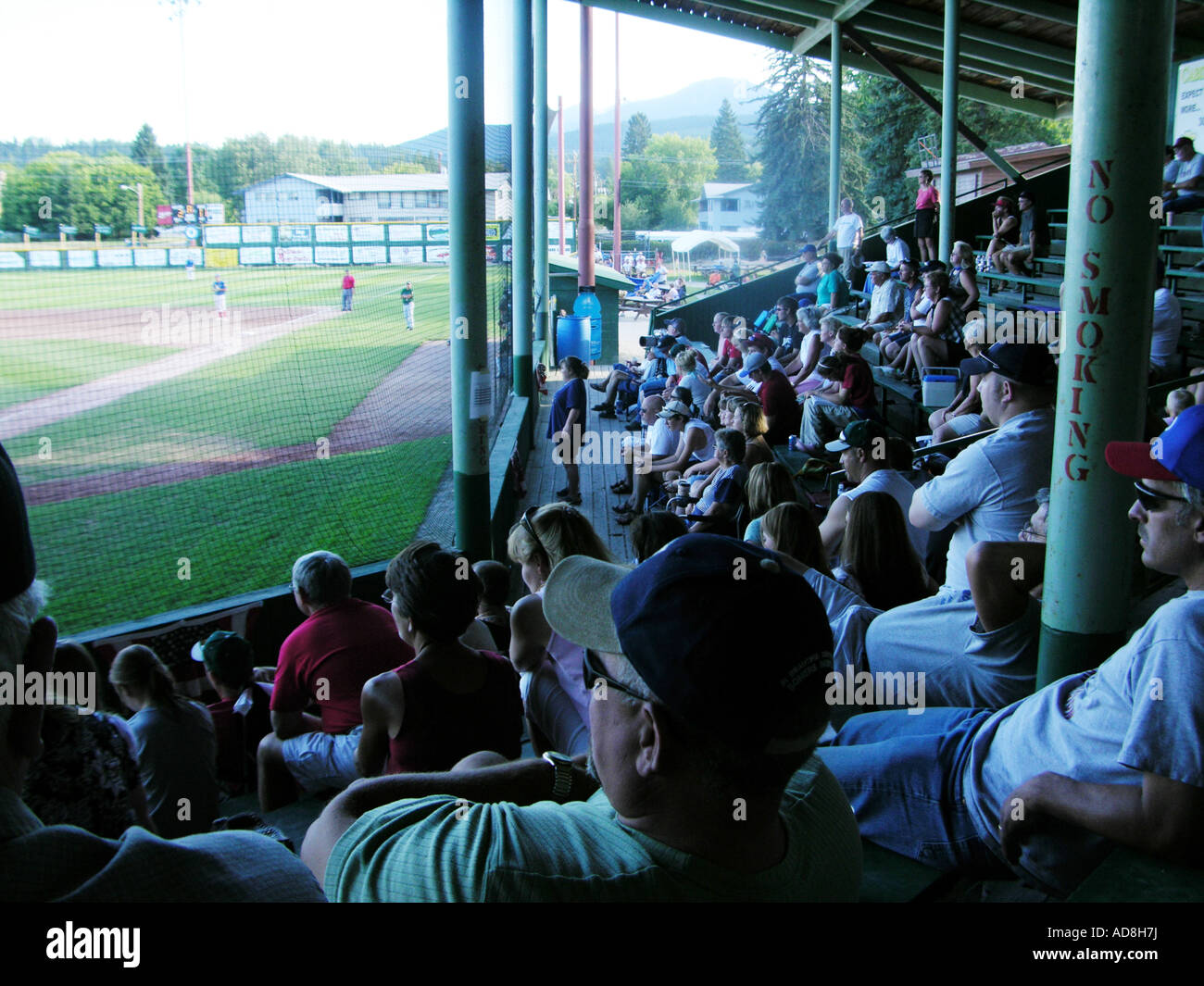 Crowd watching baseball game Stock Photo - Alamy
