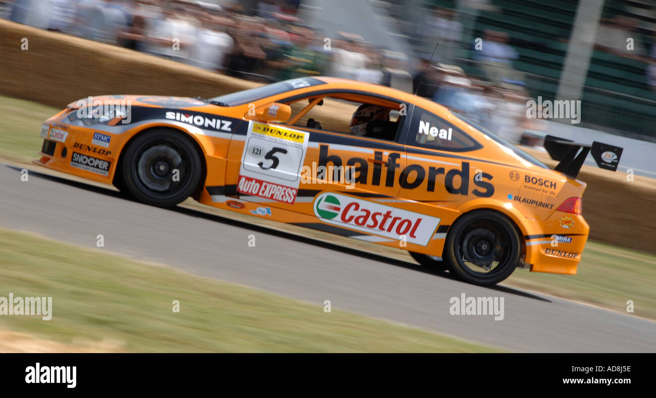 Matt Neal's Honda Integra type R on the hill climb at Goodwood 2005 ...