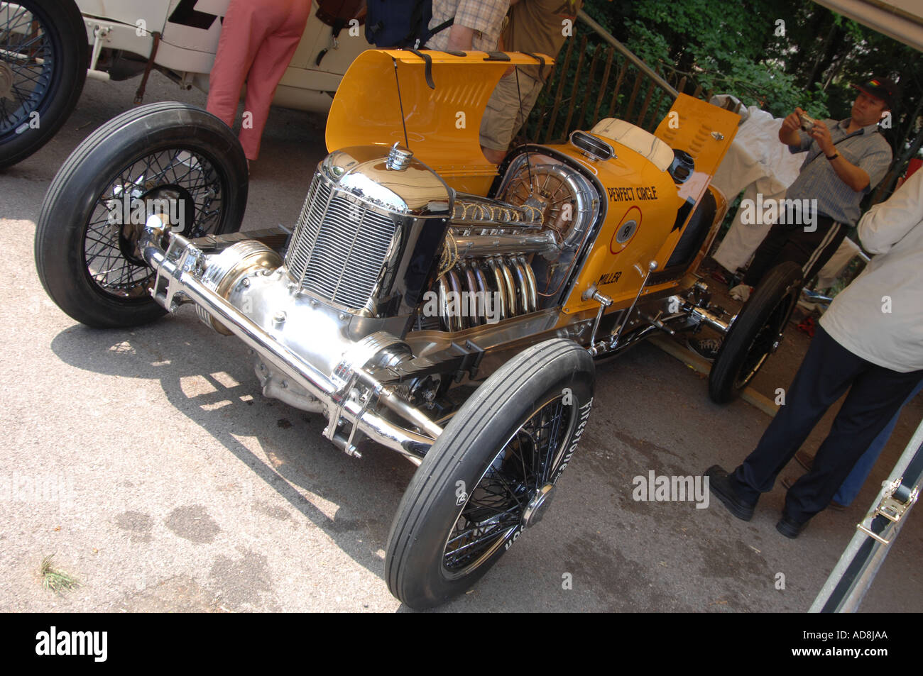 Miller Perfect circle at Goodwood festival of speed 2005 Stock Photo ...