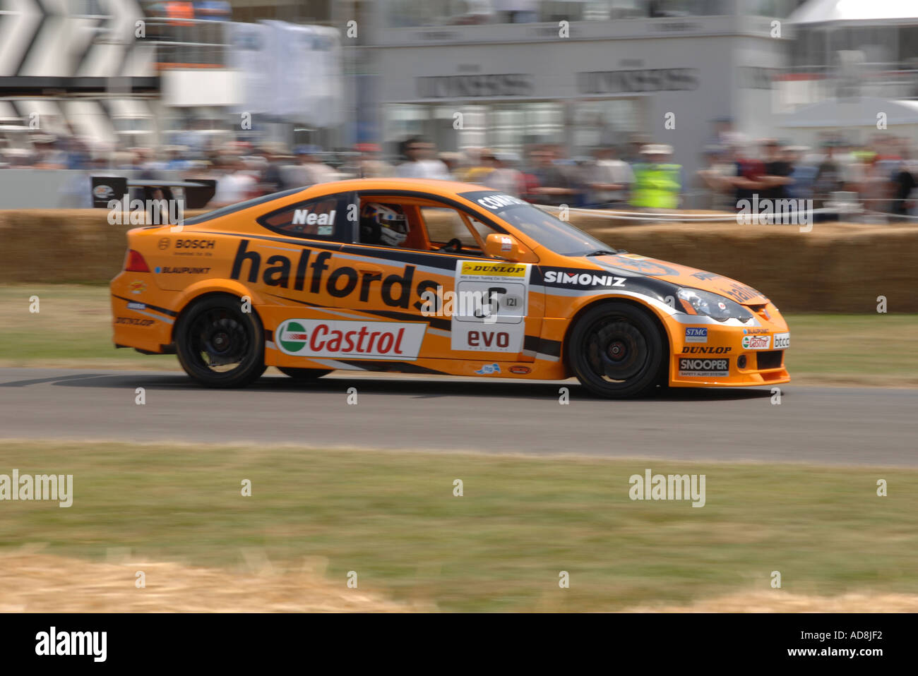Honda Integra type R on the hill climb at Goodwood 2005 Stock Photo - Alamy