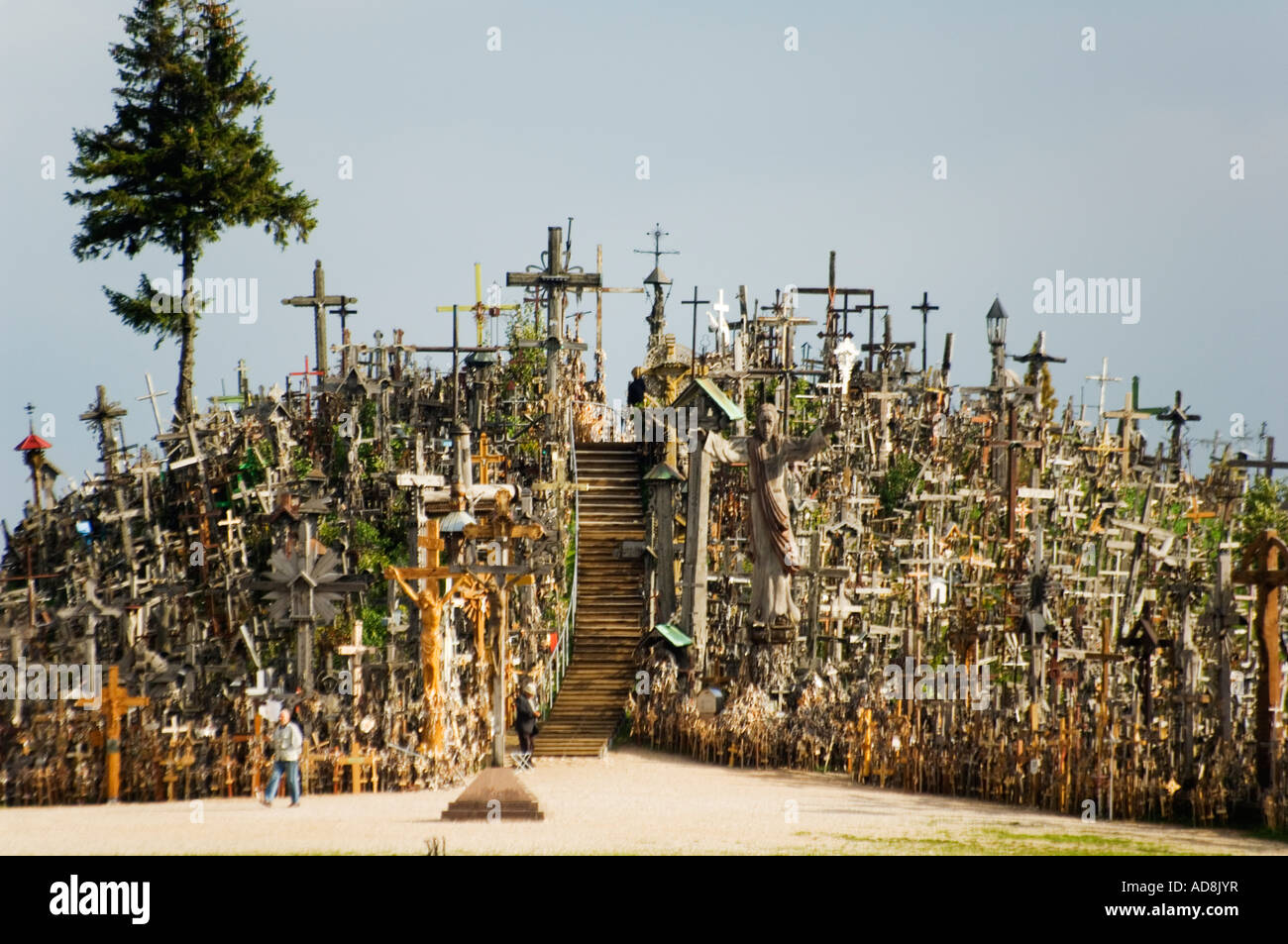 Lithuania Baltic State Hill of Crosses Kryziu Kalnas Stock Photo - Alamy