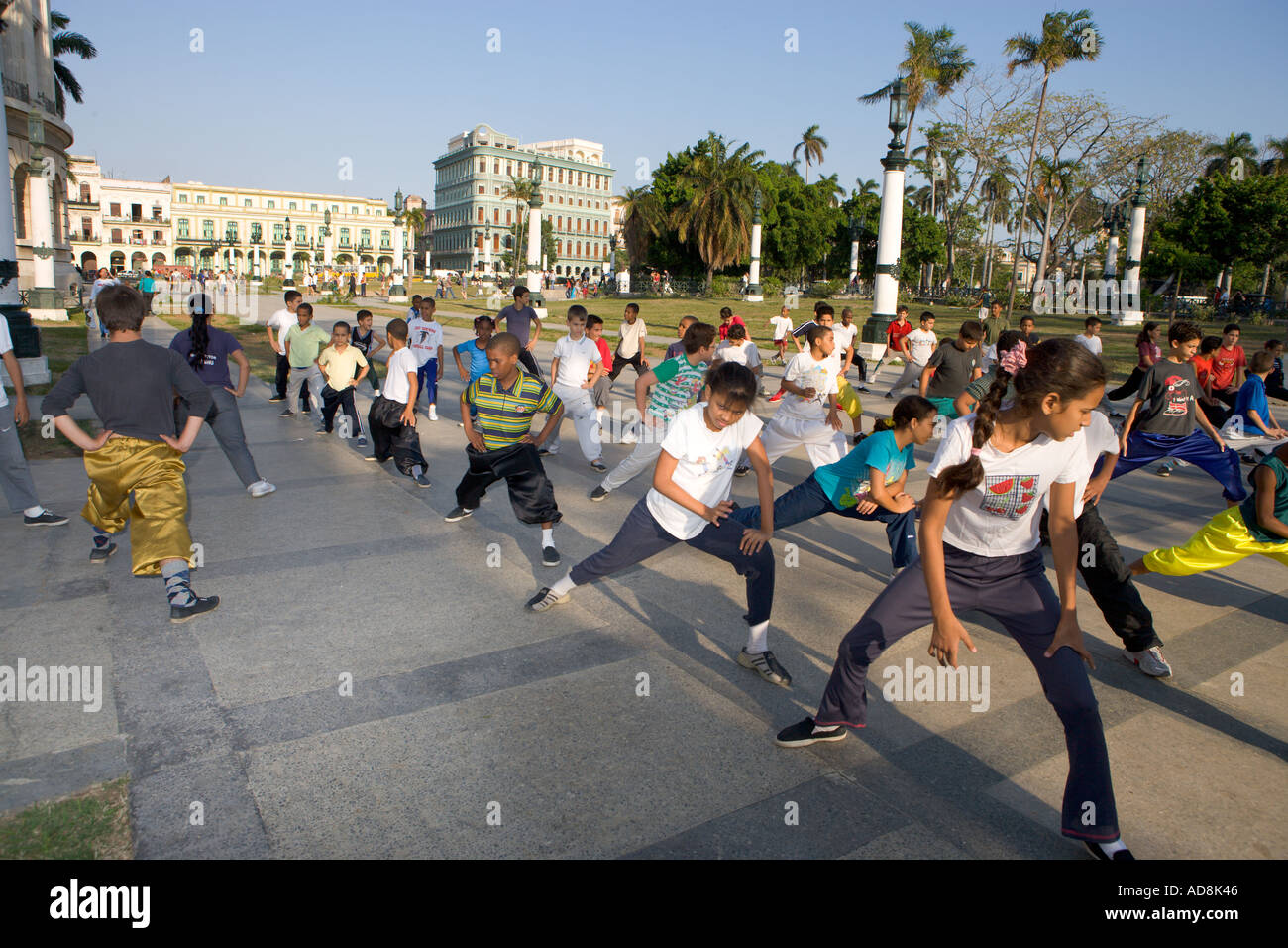 Tai Chi in Havana Cuba Stock Photo - Alamy