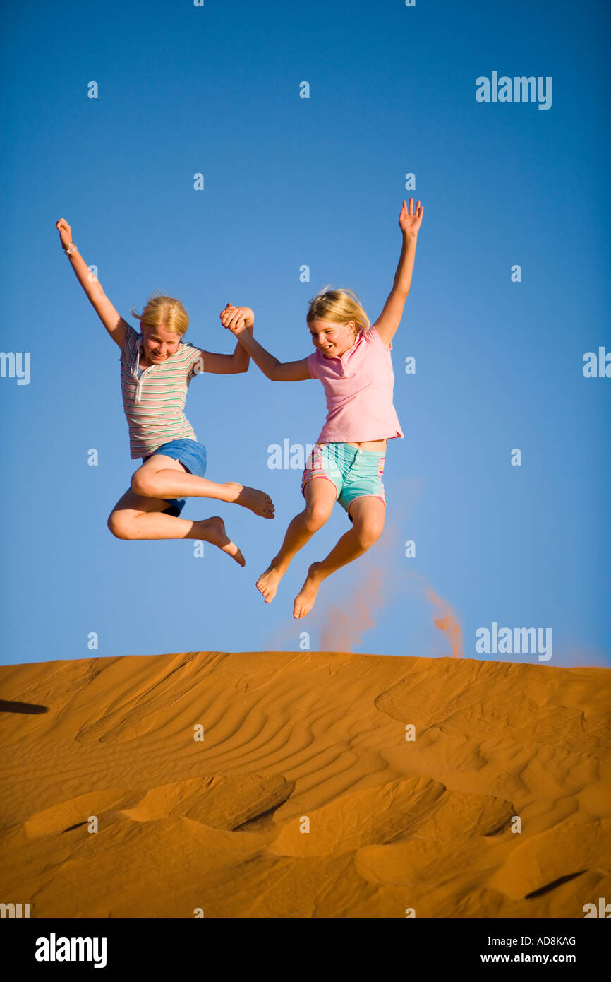 Girls leap hi-res stock photography and images - Alamy
