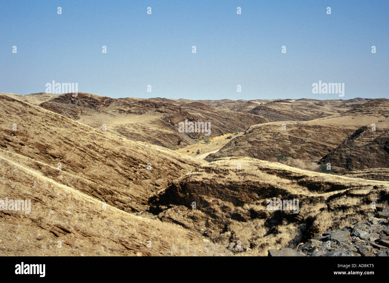 dry rocky hill landscape Stock Photo - Alamy
