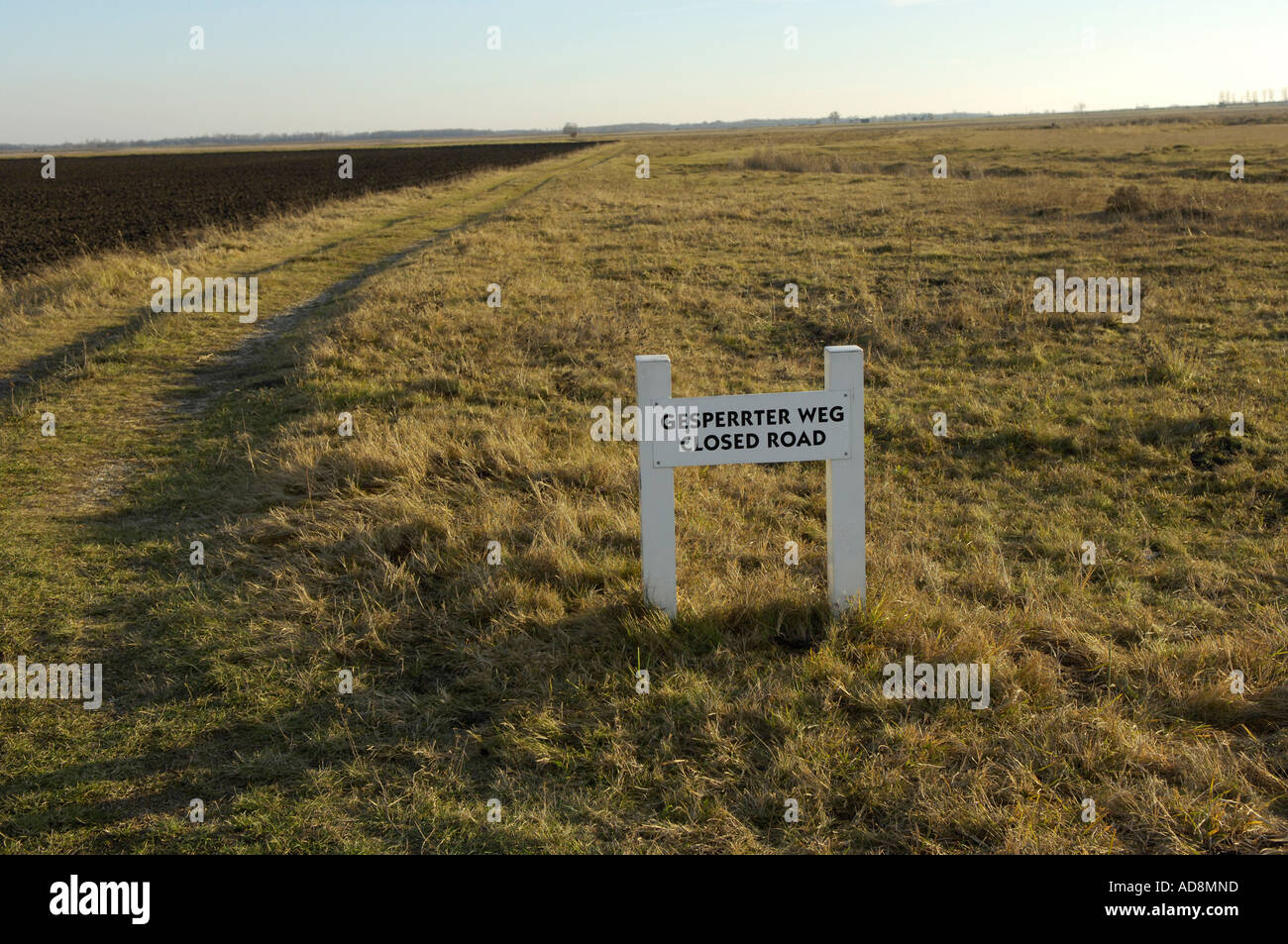 Closed road in landscape hi-res stock photography and images - Alamy