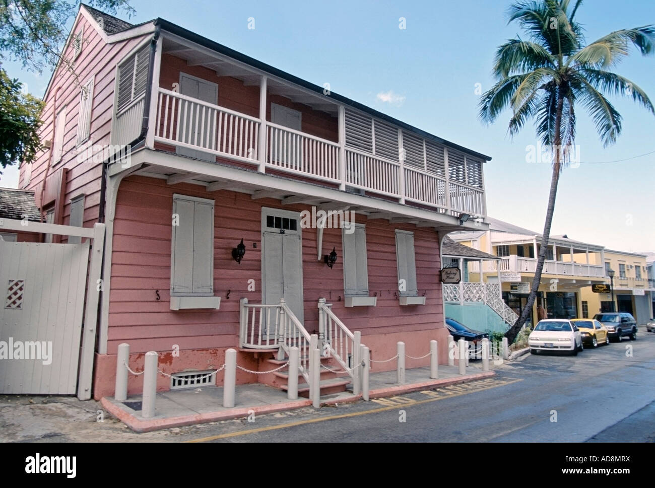 Balcony House an historic colonial home in Nassau Bahamas Stock Photo ...