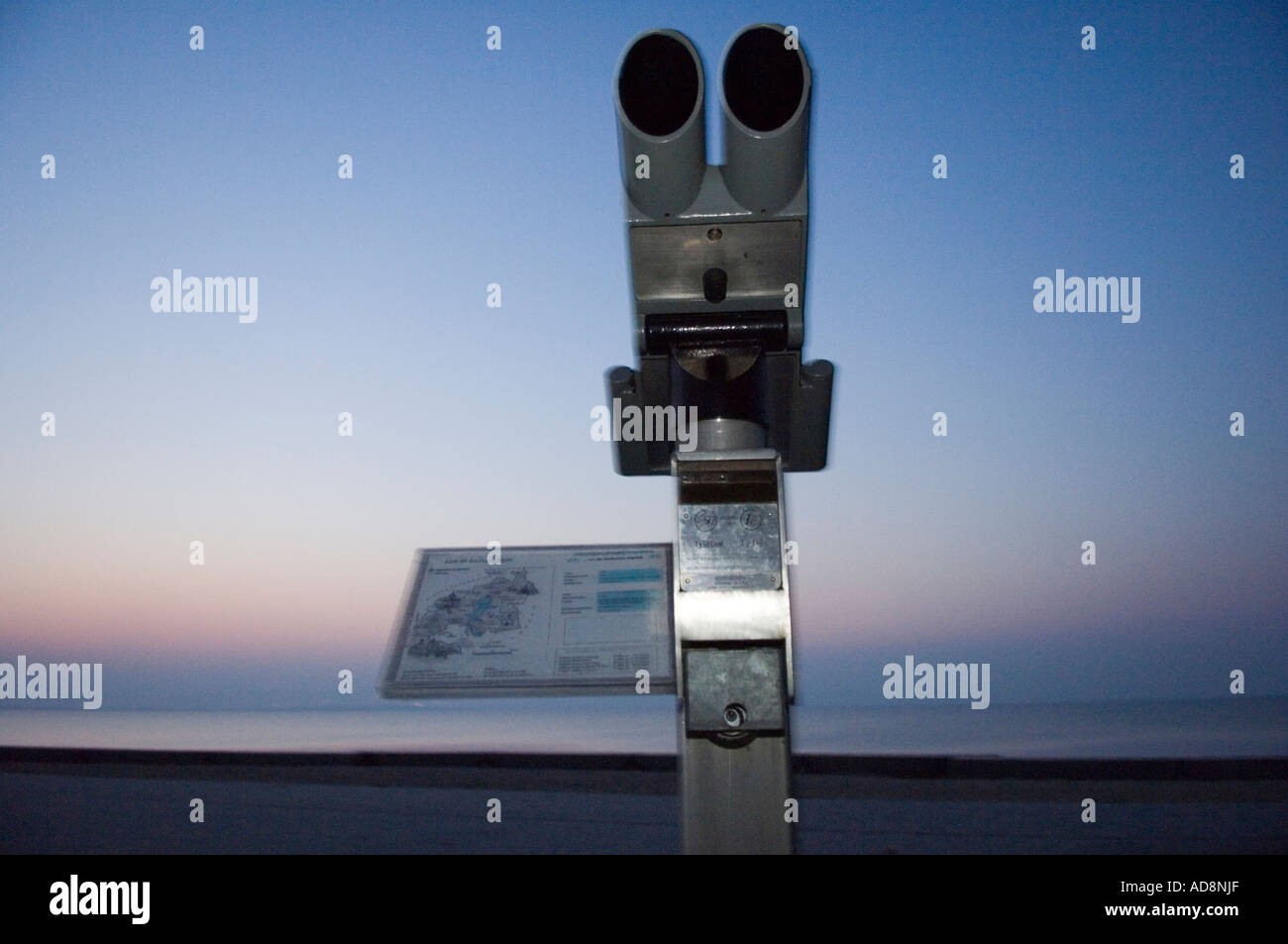 telescope at the view point Stock Photo - Alamy