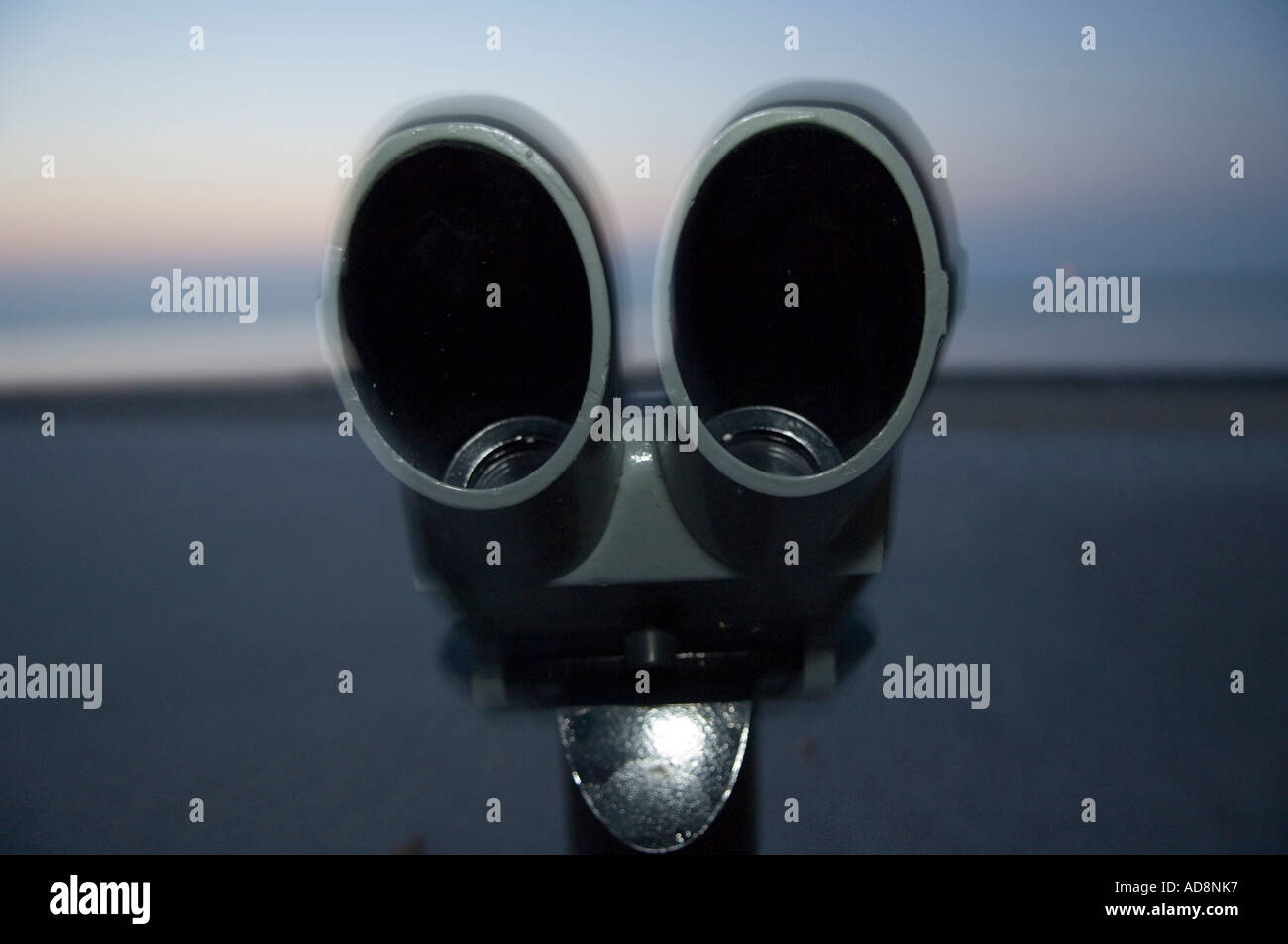 telescope at the view point Stock Photo - Alamy