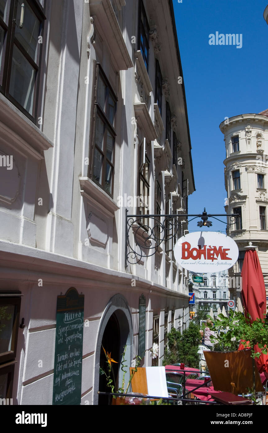 Vienna, Spittelberg, Boheme Stock Photo - Alamy