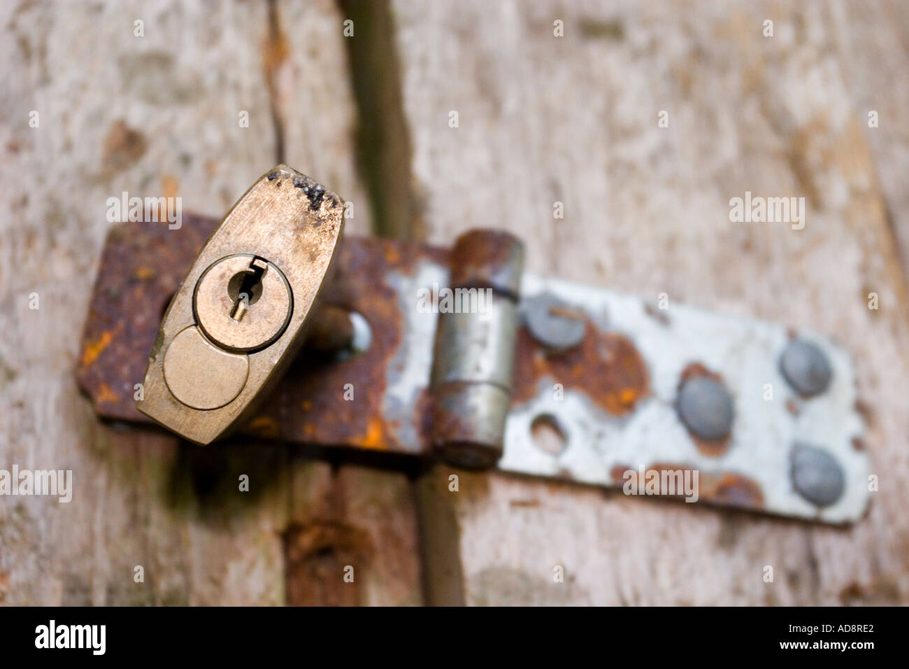 Brass lock keep hi-res stock photography and images - Alamy