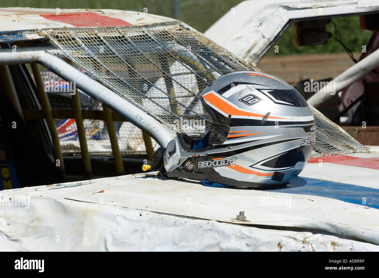Car crash helmet hi-res stock photography and images - Alamy