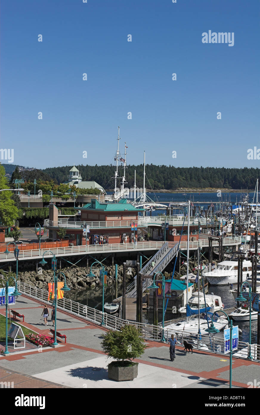 Nanaimo Waterfront and Harbour Nanaimo Vancouver Island British ...
